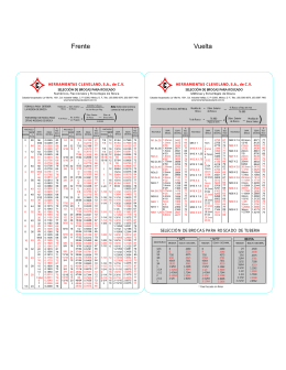 Equivalentes Decimales Medidas de Brocas para