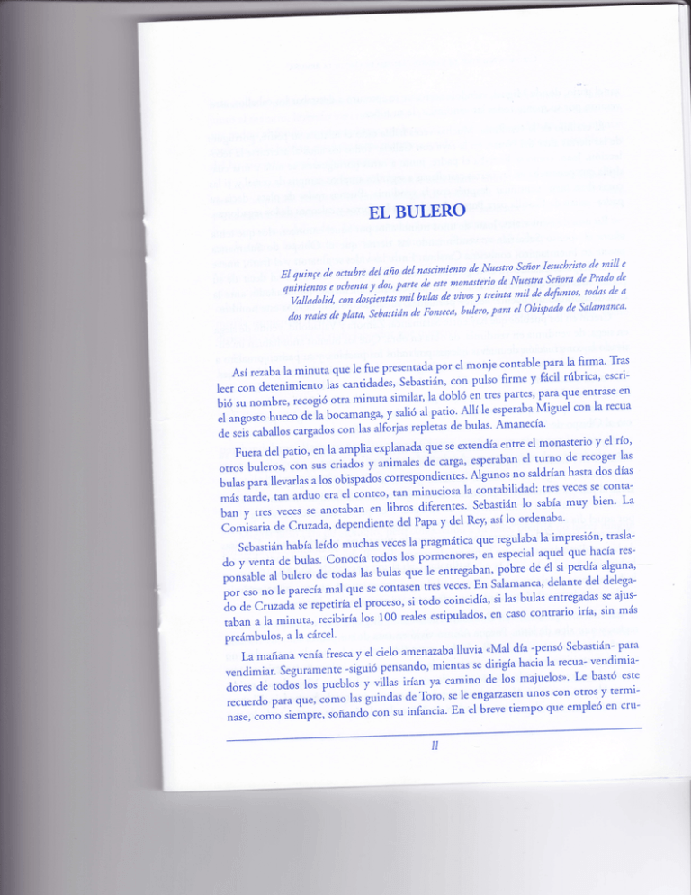 "El Bulero" (2º Premio Edición I)