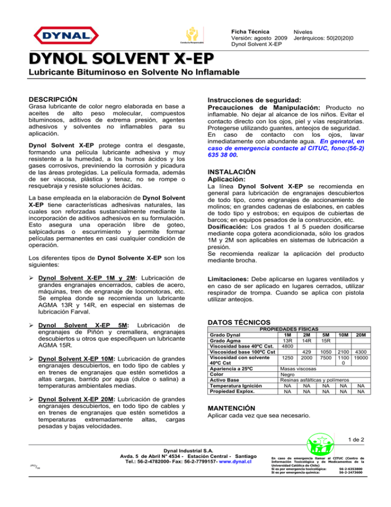 dynol solvent x-ep