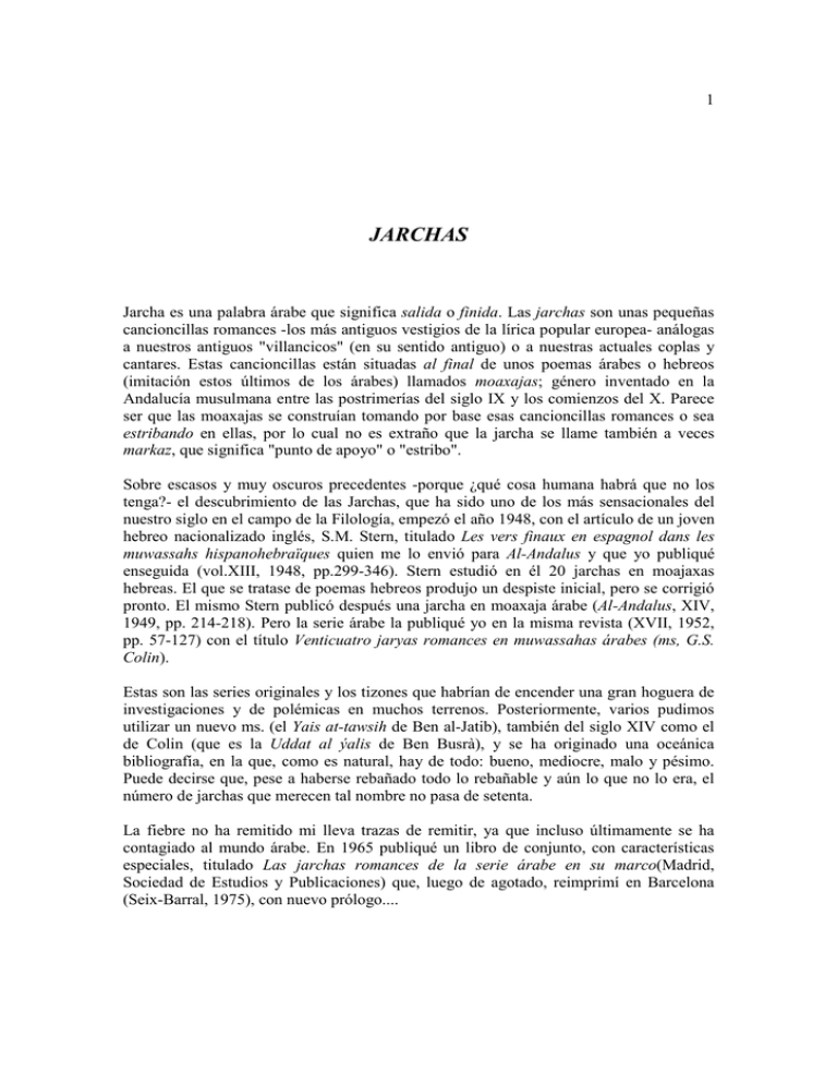 jarchas - Revista literaria Katharsis