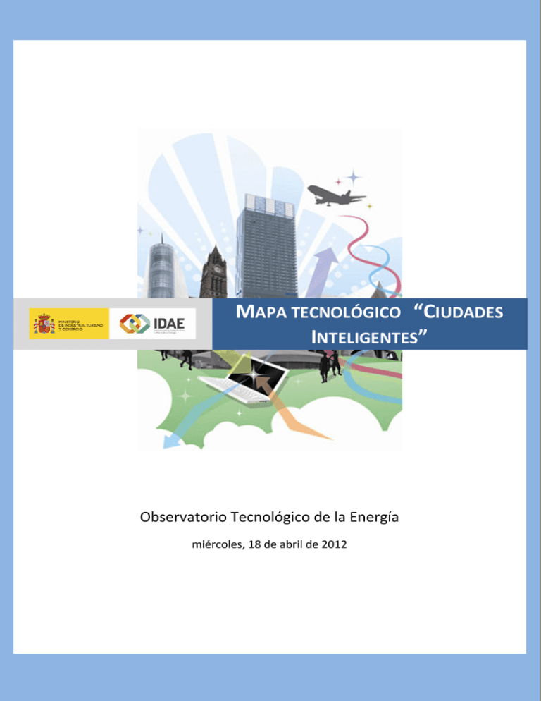 Mapa tecnológico “Ciudades Inteligentes”