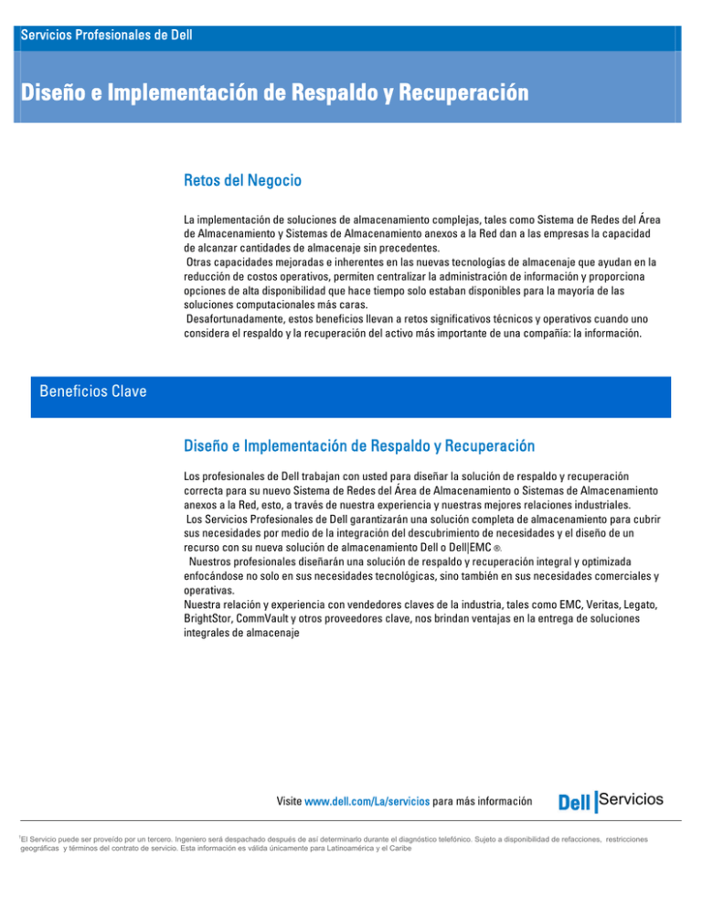Diseño e Implementación de Respaldo y Recuperación