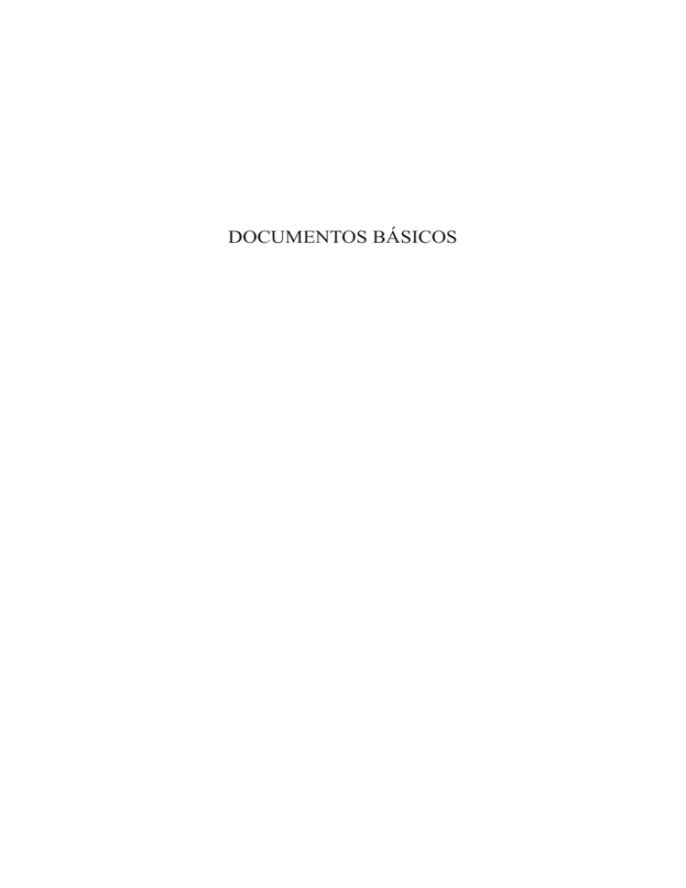 documentos básicos