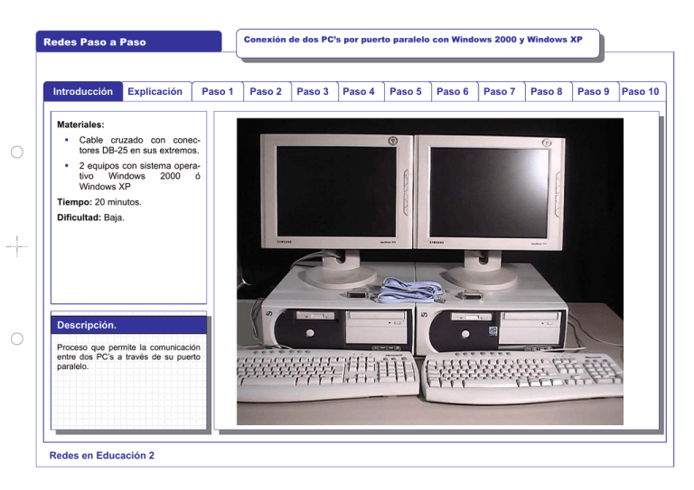 Comunicaci n Mediante Cable Paralelo