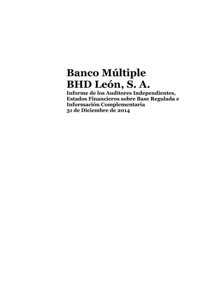 Banco Múltiple BHD León, S. A.