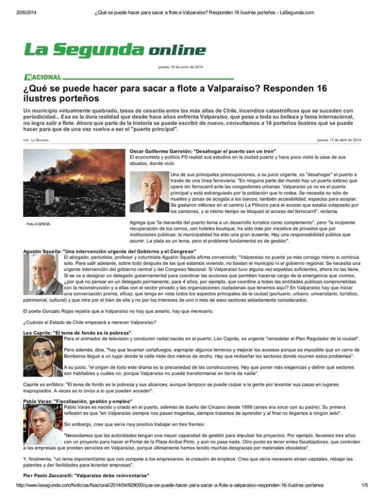 ¿Qué se puede hacer para sacar a flote a