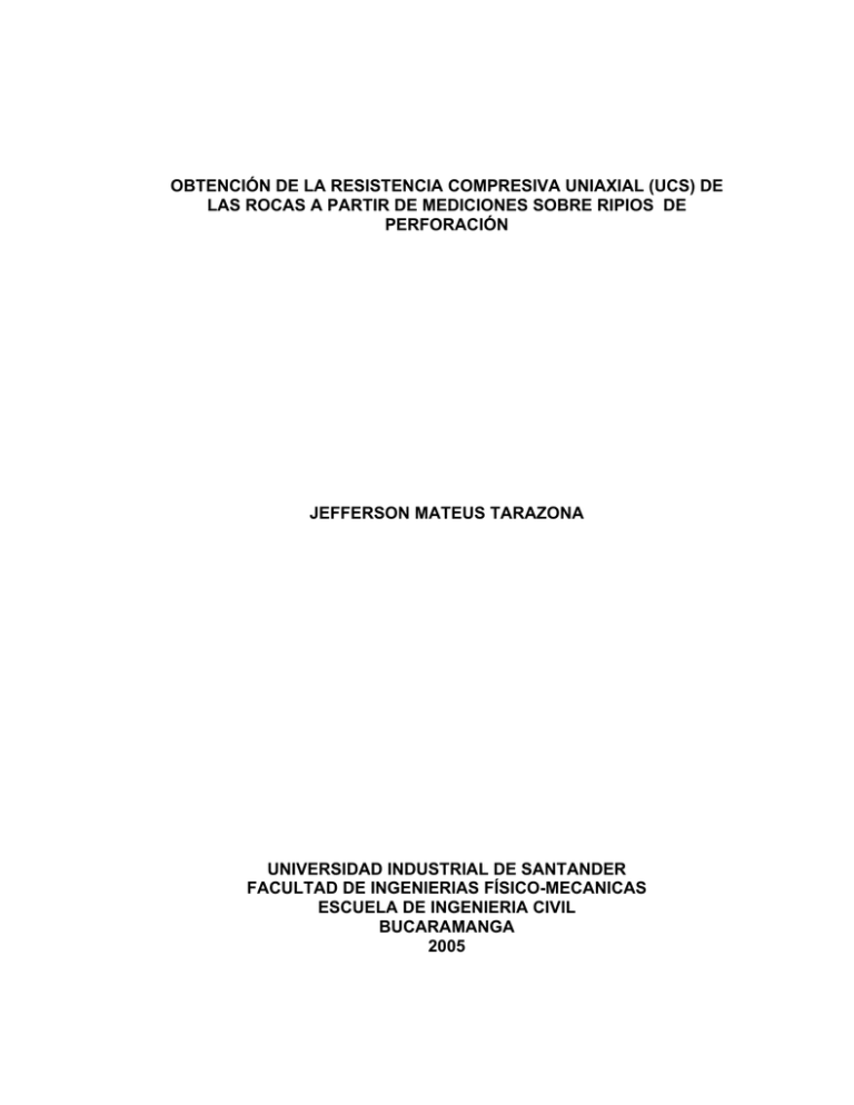1 obtención de la resistencia compresiva uniaxial