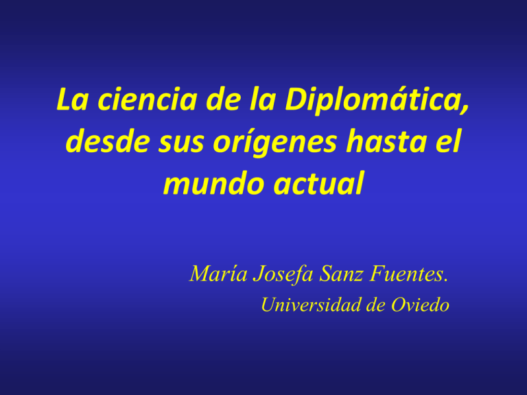 Concepto de Diplomática