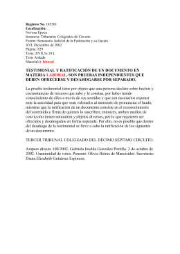 Modelo de instrumento de ratificación