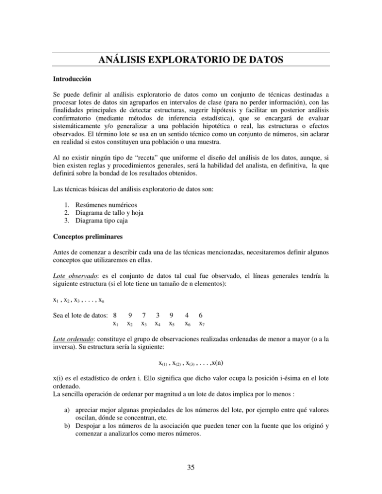 ANÁLISIS EXPLORATORIO DE DATOS