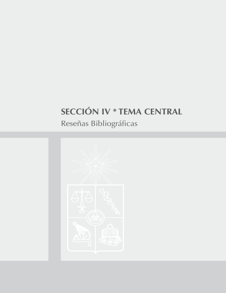 SECCIÓN IV * TEMA CENTRAL