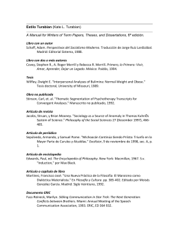 Cómo hacer una bibliografía en el estilo Turabian