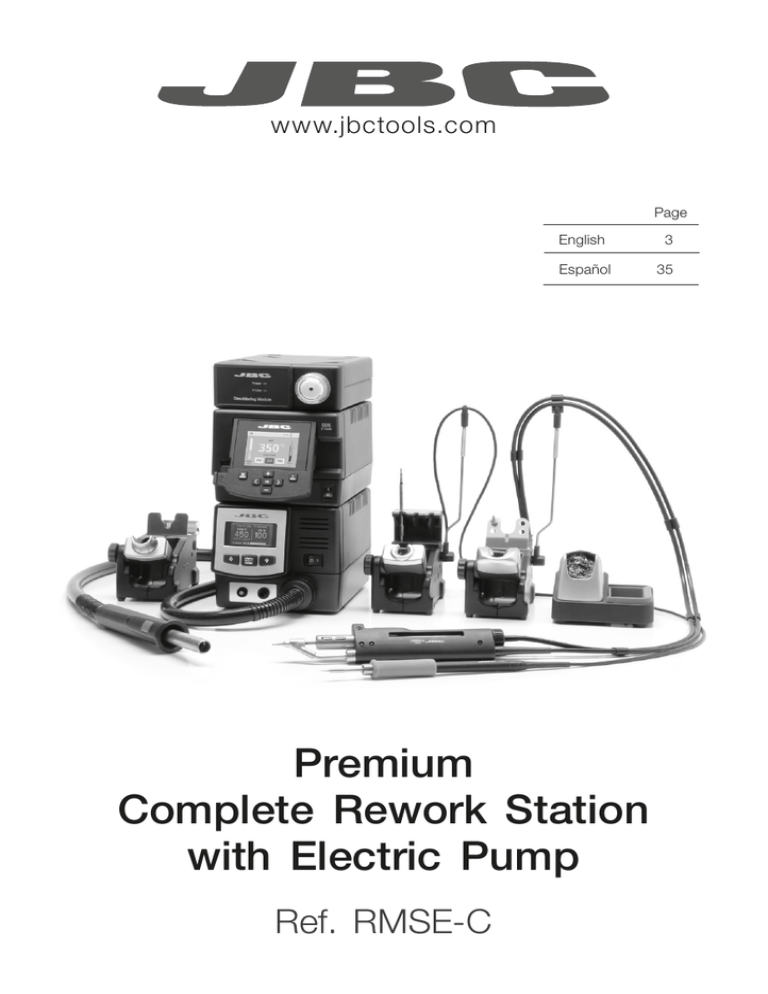 Premium Complete Rework Station with Electric Pump