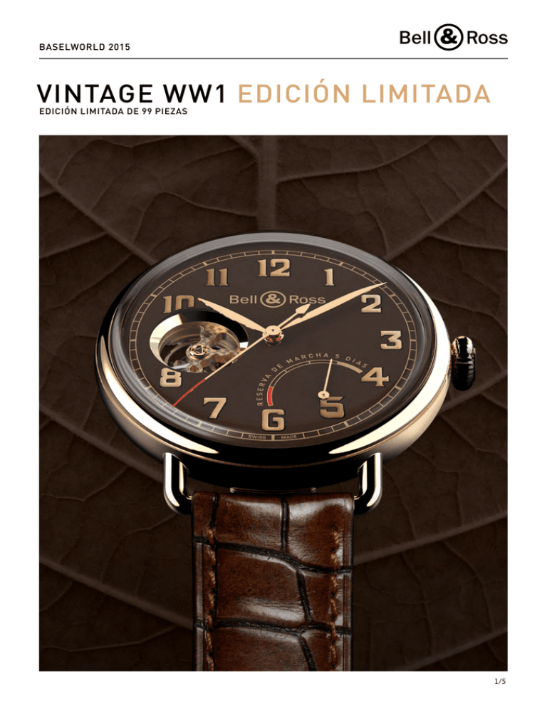 vintage ww1 edición limitada