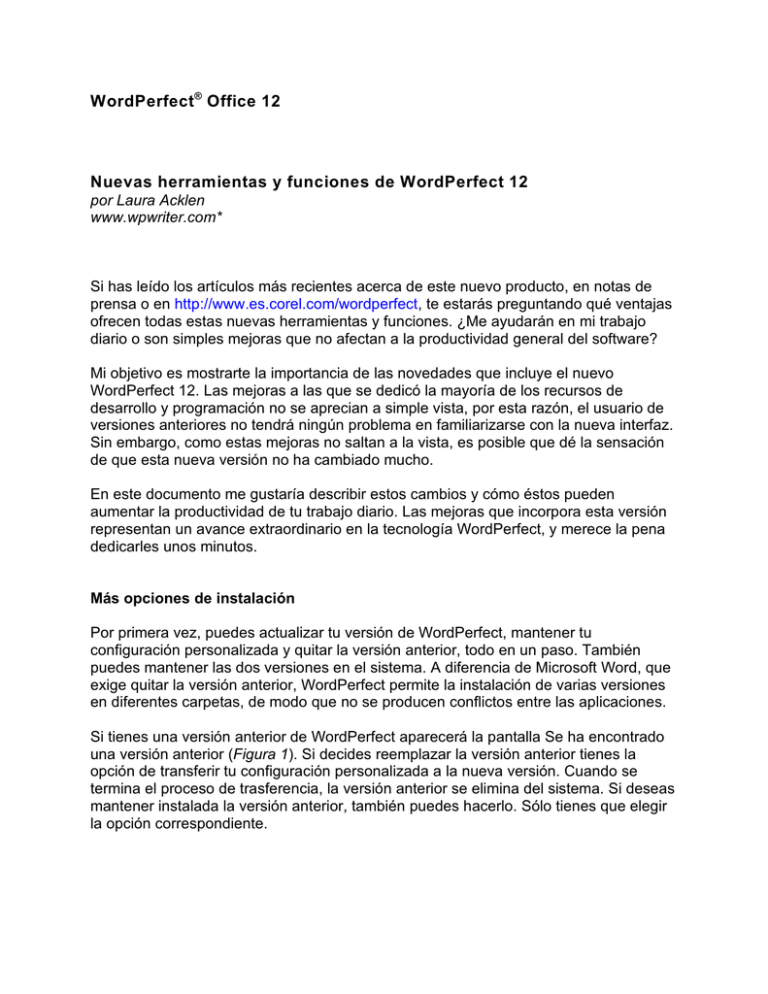 WordPerfect Office 12
