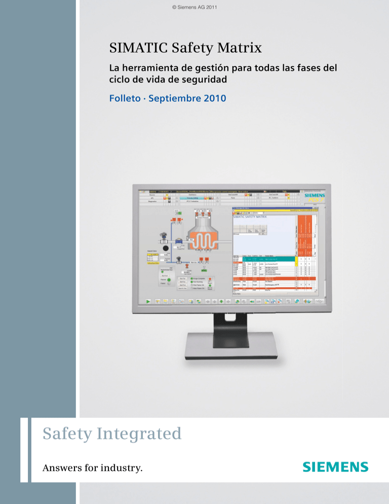 SIMATIC Safety Matrix