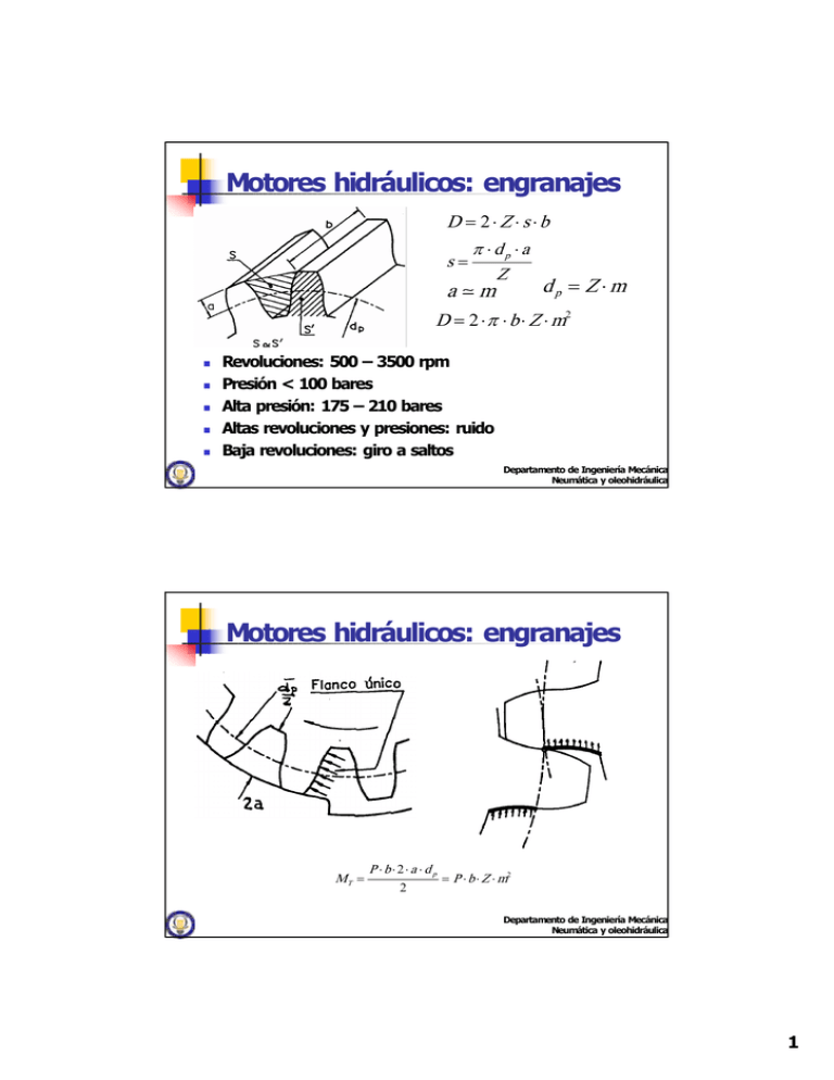 Motores hidráulicos
