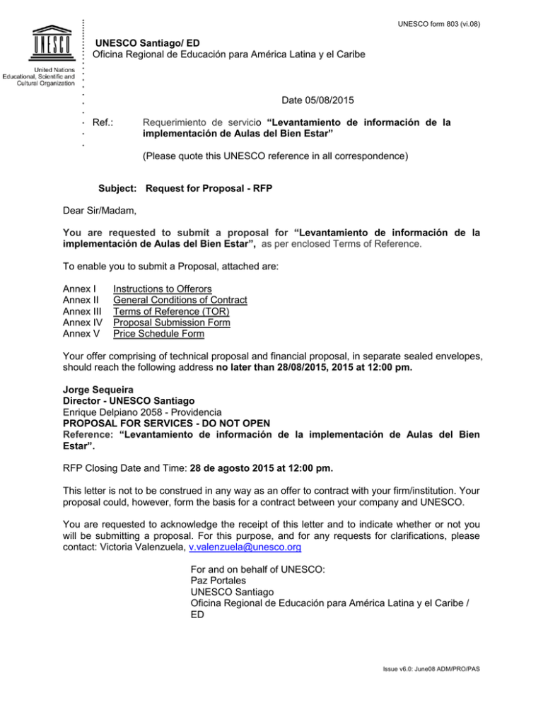 Request for Proposal - RFP