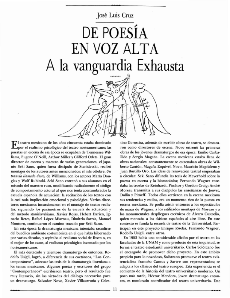 de poesía en voz alta - Revista de la Universidad de México