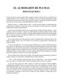 EL ALMOHADON DE PLUMAS