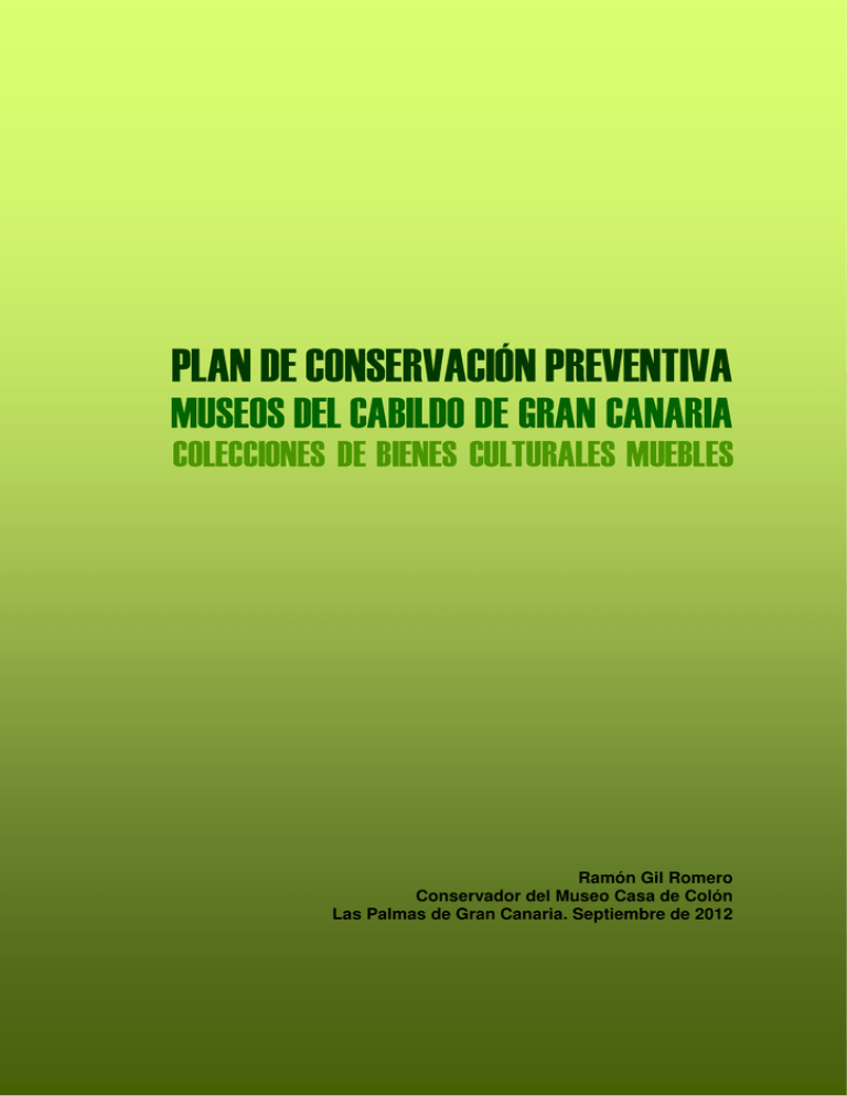 plan de conservación preventiva