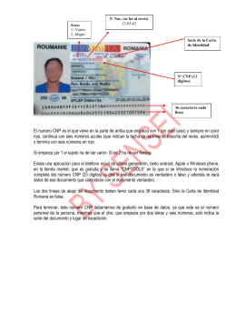 Carta de identidad rumana