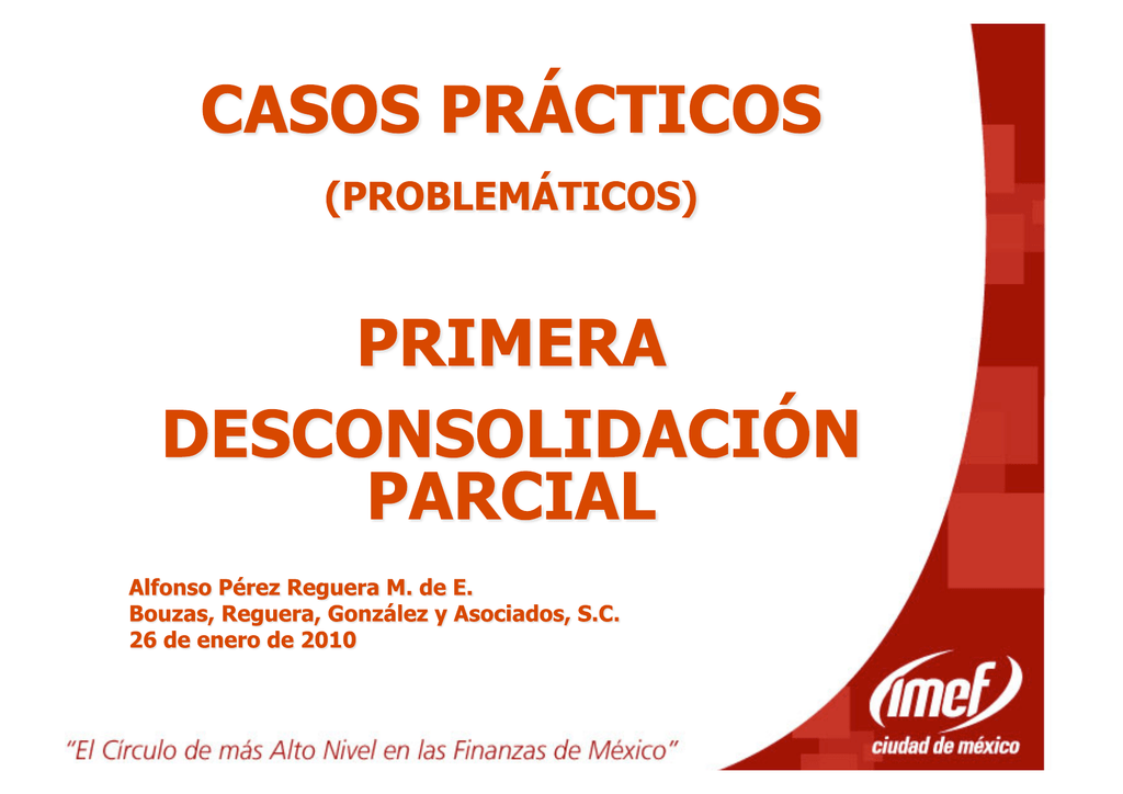 CASOS PRÁCTICOS (O PROBLEMÁTICOS)