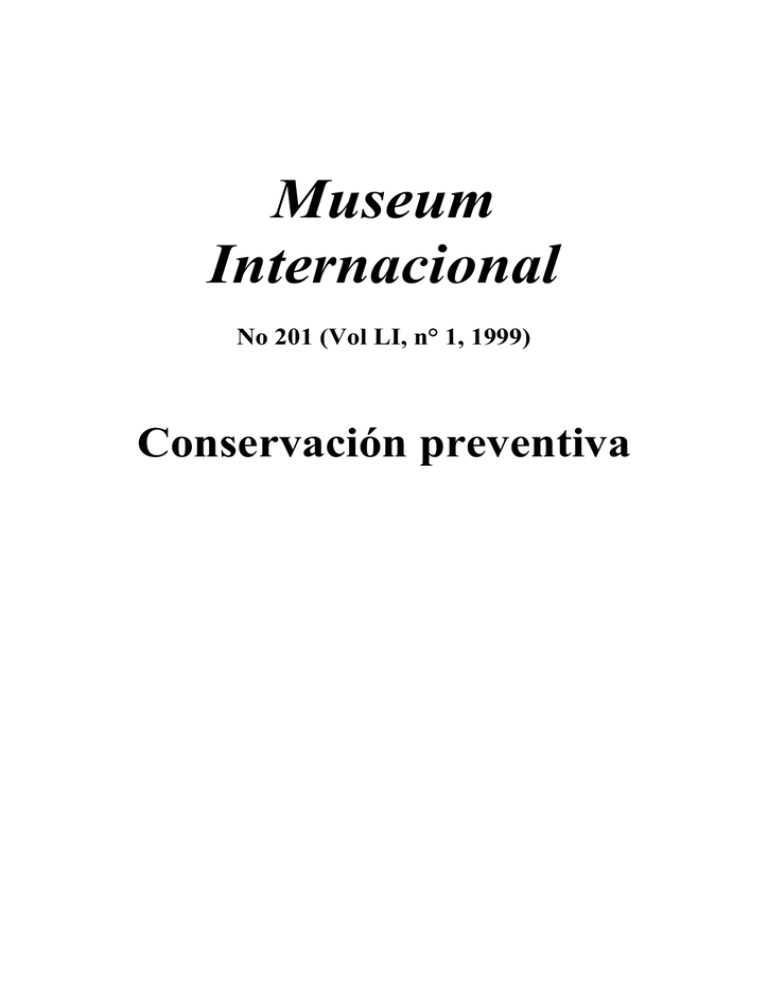 Conservación preventiva