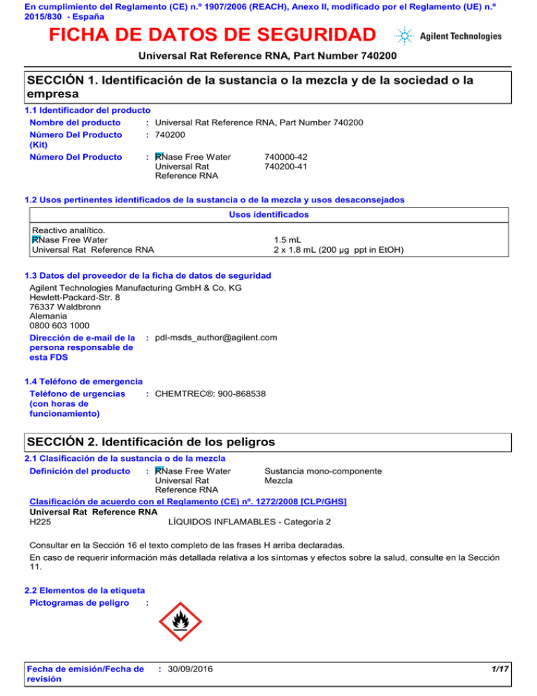 ficha de datos de seguridad