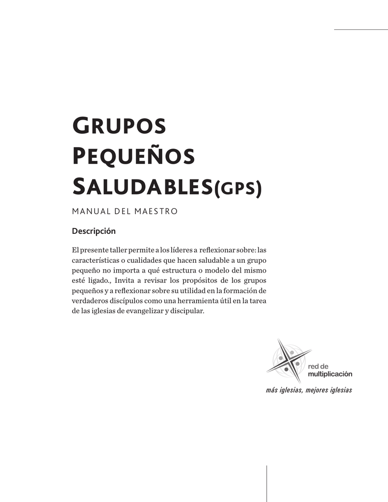 grupos pequeños saludables(gps)
