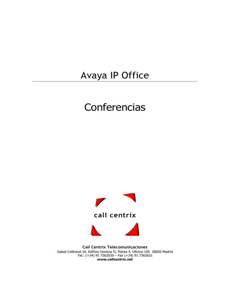 Conferencias - Call Centrix