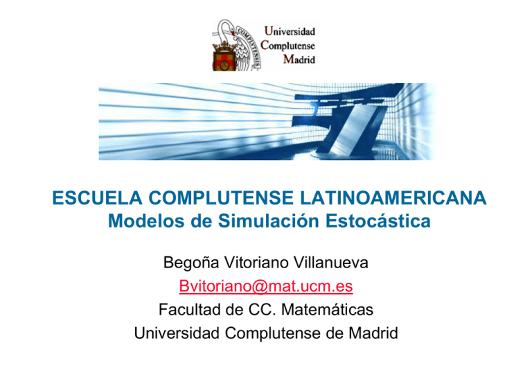 Clase sobre simulación estocástica