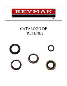 Catálogo General de Retenes National