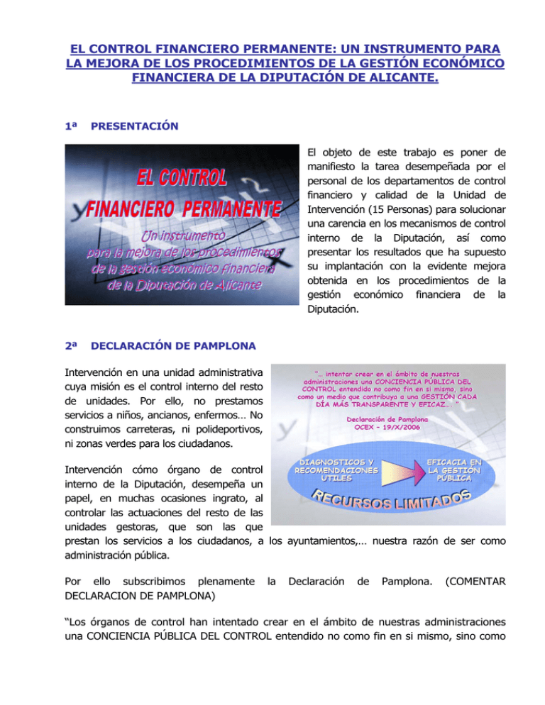 EL CONTROL FINANCIERO PERMANENTE: UN INSTRUMENTO