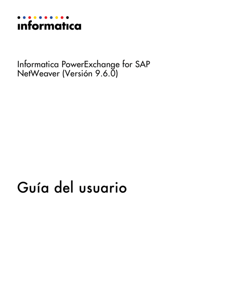 Informatica PowerExchange for SAP NetWeaver - 9.6.0