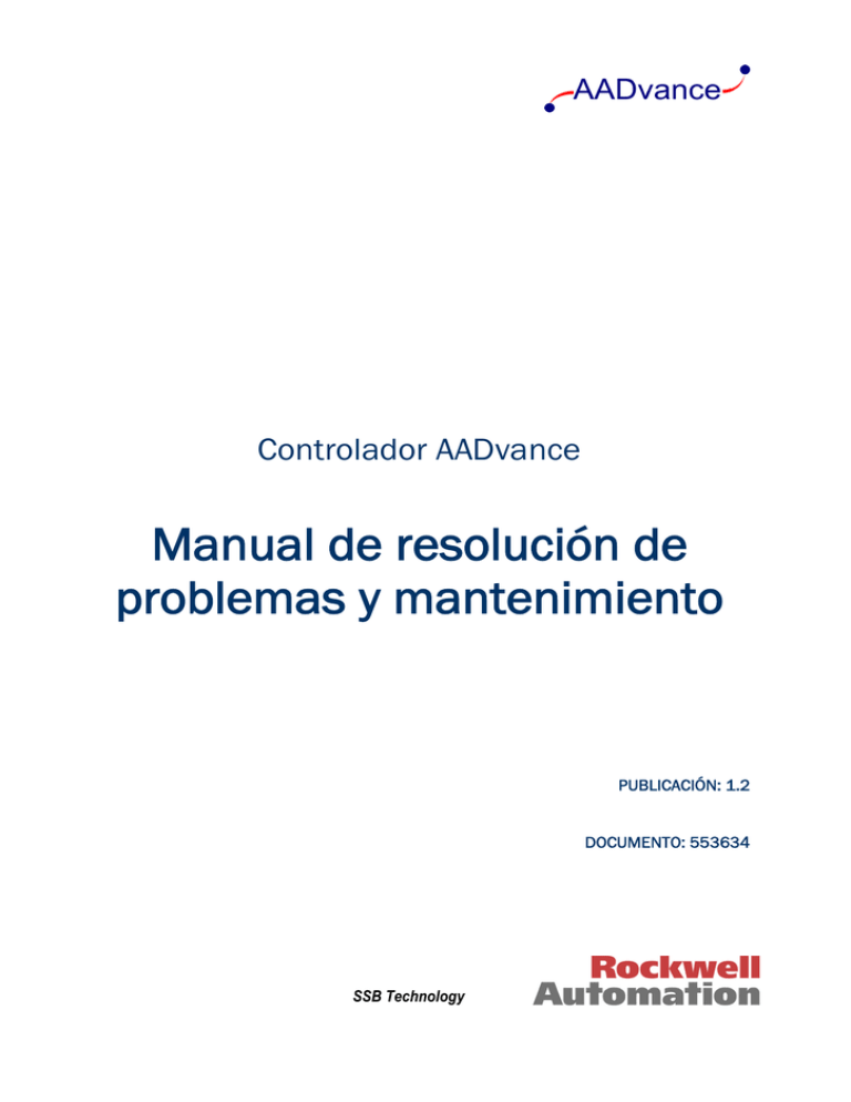 Manual de resolución de problemas y mantenimiento