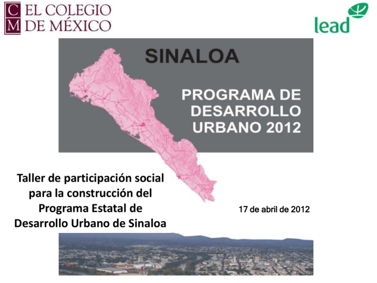 Formulacion del Proyecto del PEDU