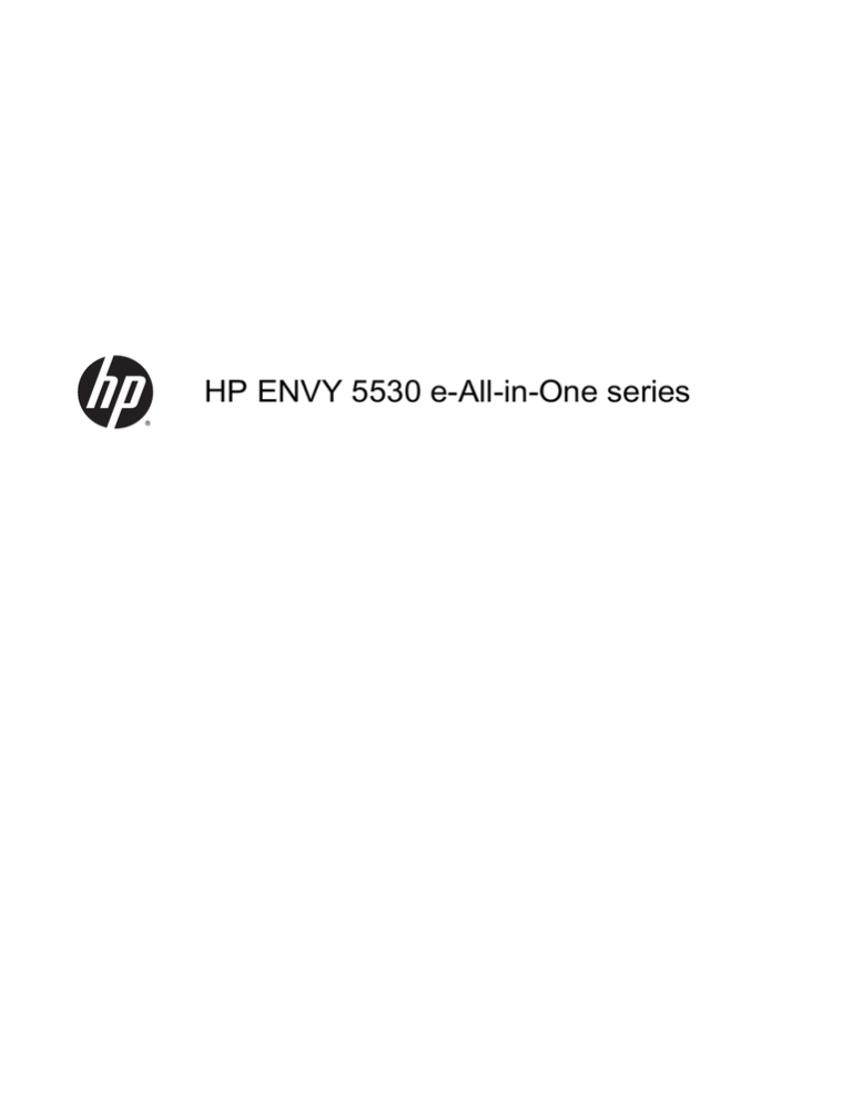 HP ENVY 5530 e-All-in-One series