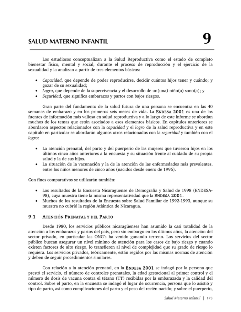 salud materno infantil