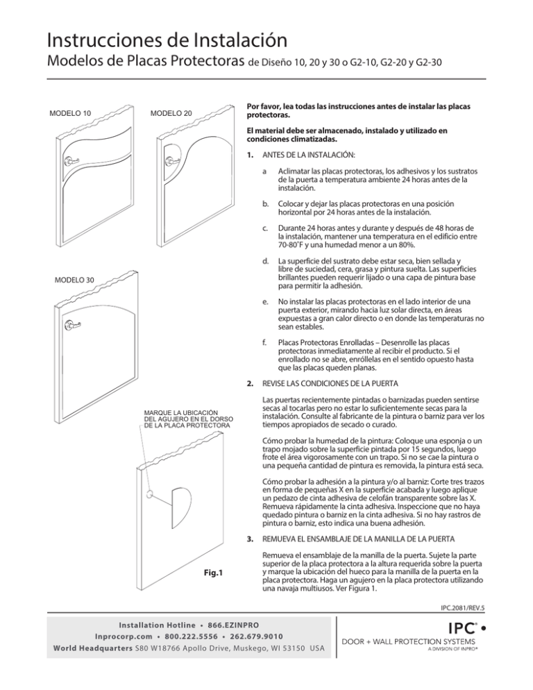 Instrucciones de Instalación