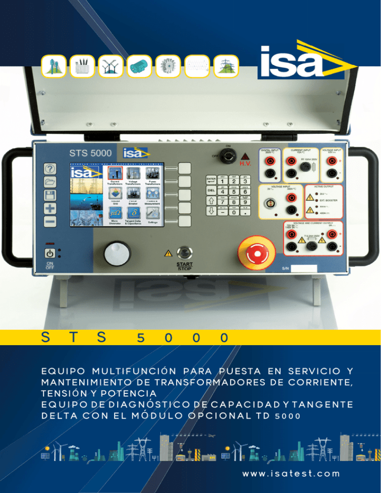 STS 5000 información técnica