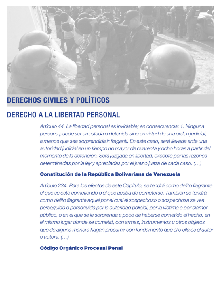 Derecho A La Libertad Personal