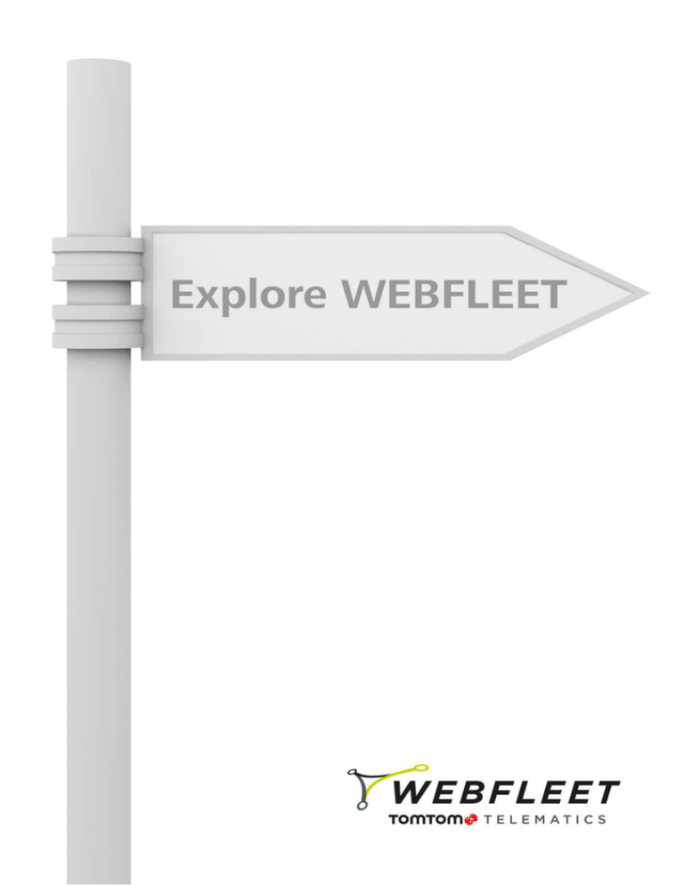 Explore WEBFLEET - Portal para clientes