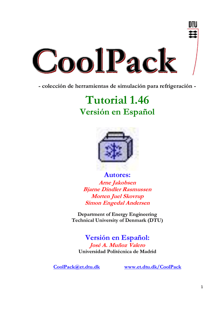Tutorial for CoolPack