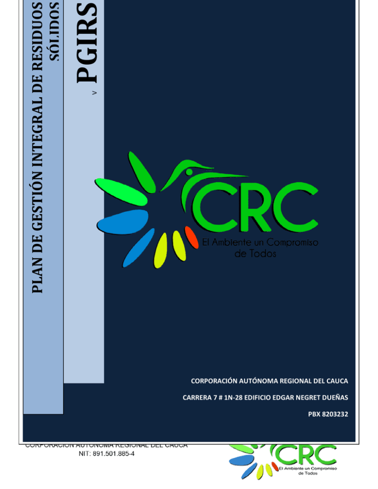plan de gestión integral de residuos crc 2015-2016