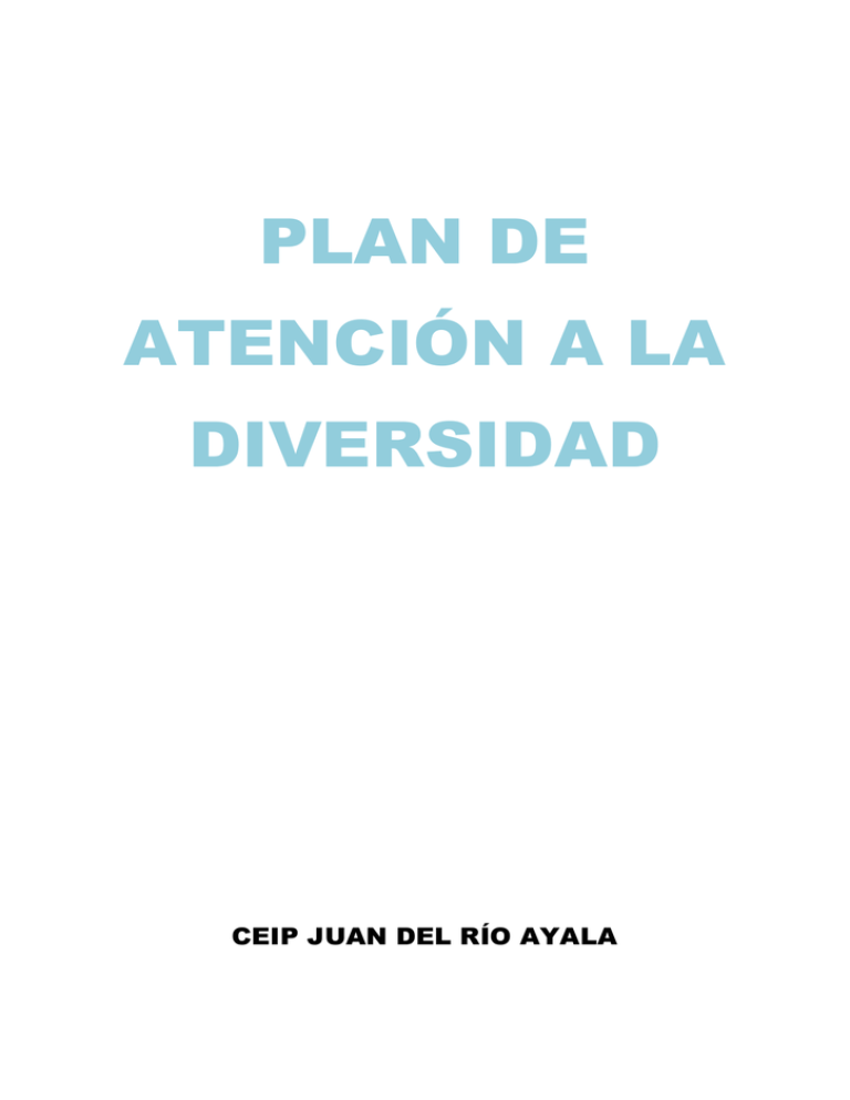 plan de atención a la diversidad