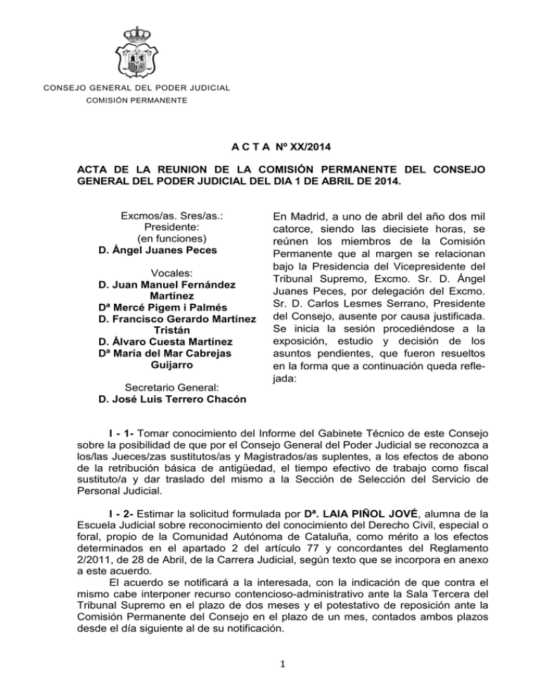 CONSEJO GENERAL DEL PODER JUDICIAL