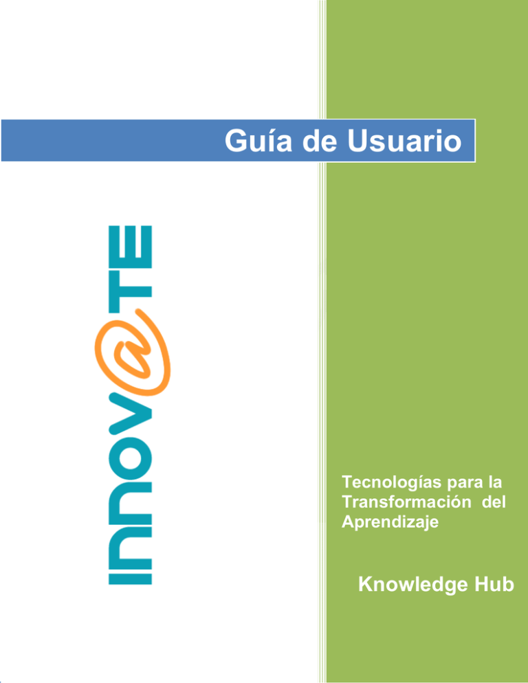 Guía de Usuario del sistema Knowledge Hub