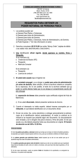 PODER GENERAL PARA PLEITOS Y COBRANZAS. ALCANCE DE