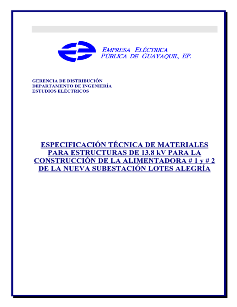 especificaciones técnicas de materiales